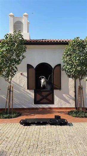 FORM STUDIO on Instagram: "Micro at the stables #microformer #Lagree #Abudhabi Grateful to the wonderful team at @adrea.ae for making it happen 🐎"