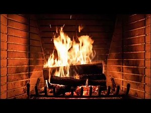 🎄 Cozy Fireplace Yule Log – Relaxing Christmas Ambience | Crackling Fire, Christmas Music 2hrs