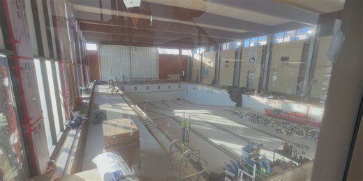Renovations continue at YMCA pool