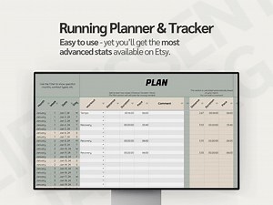 2026 Running Planner & Tracker, Beginner-friendly Google Sheets (digital Download) - Etsy
