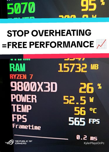 This is how I dropped my CPU temperature. #techtok #undervolting #pcgaming #gamingpc #pcoptimization