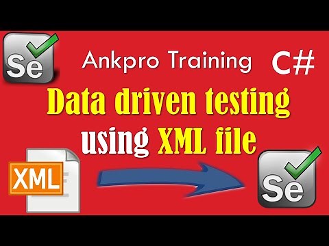 Selenium with C# 65 - Selenium Data Driven Testing using XML file in MS Test | What is an XML file?