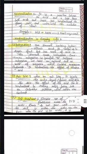 SCIENCE class 7th | chapter 4 notes |Acids, bases and salts | #trending #mostviewed