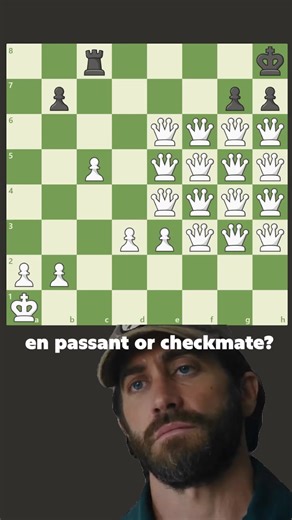 en passant or checkmate?... there is no choice. #chess #шахматы @Chess.com