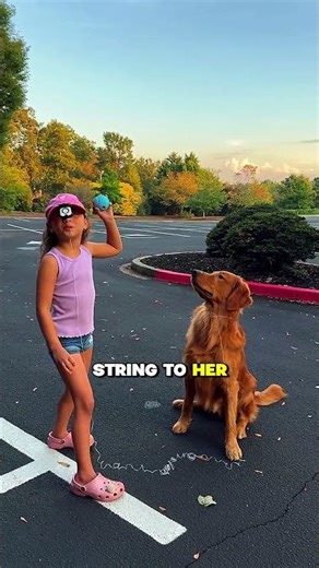 "Genius Girl Uses Dog Trick To Remove Loose Tooth! 🤯🐶"