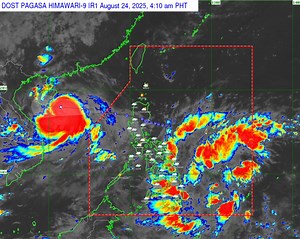 68K views · 559 reactions | Isang low pressure area na posibleng maging bagyo ang binabantayan sa loob ng Philippine Area of Responsibility, ayon sa PAGASA. Kung sakaling maging bagyo, tatawagin ito sa local name na “Jacinto,” dagdag ng ahensya. Courtesy: PAGASA’s PANaHON Interactive Weather Map | GMA Integrated News Weather Center | Facebook