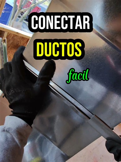 Como conectar ductos de aire acondicionado ✅️ #hvac #trabajo #construction #josemartinez #ductwork