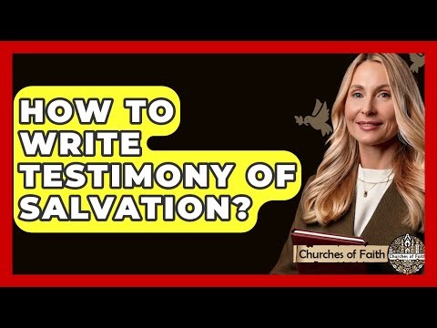 How To Write Testimony Of Salvation? - Churches Of Faith