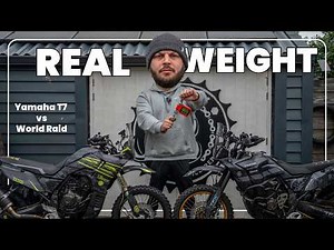 Ténéré 700 WEIGHT vs Ténéré 700 World Raid - The Real World Weight Of Our Bikes! KTM890adv CF450MT!