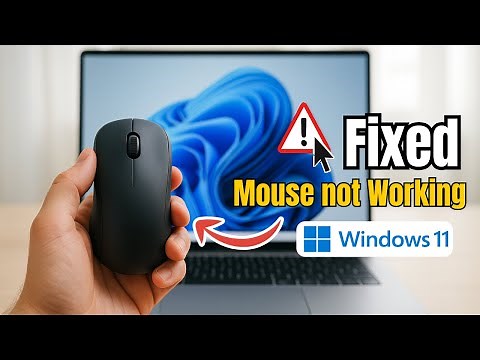 How To Fix Mouse Not Working in Windows 11 Laptop ( 2025 ) - Step by Step