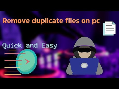 Simple and Easy way to delete duplicate files on PC using Command Prompt