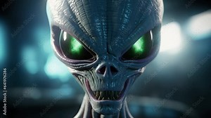 Close Up Video Of An Alien