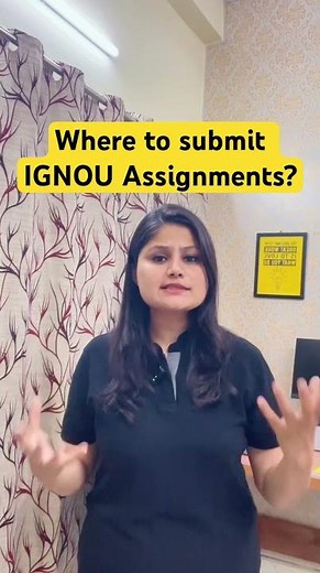 Where to submit ignou assignment? #ignouassignment #ignou