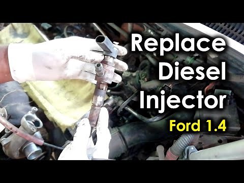 Replace Diesel Fuel Injector | Ford TDCI | How to change a faulty diesel fuel injector in your car