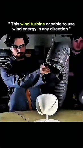 SCIENCE | FACTS | BEYOND | HISTORY | on Instagram: "Most wind turbines need to face the wind to work efficiently — this one doesn’t. This advanced turbine is designed to capture wind energy from any direction, eliminating the need for complex yaw systems or constant realignment. • Omnidirectional design: Captures airflow no matter where the wind comes from • Consistent power output: Ideal for urban areas where wind direction changes constantly • Fewer moving parts: Lower maintenance, higher reli