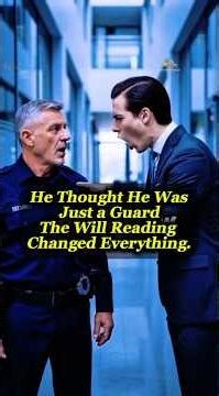 He Thought He Was Just a Guard The Will Reading Changed Everything. #lifelessons #shorts