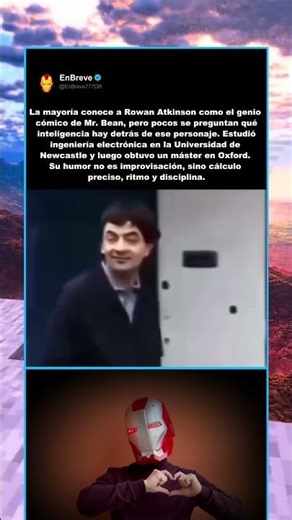 La mayoría conoce a Rowan Atkinson como el genio cómico detrás de Mr. Bean.