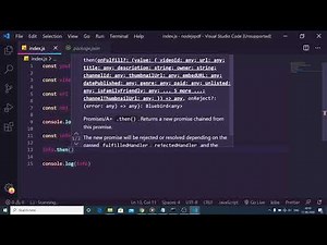 Node.js Express Youtube Video Info Application Using Youtube Data API V3 Full Tutorial