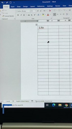 How to add serial number in Microsoft word table?