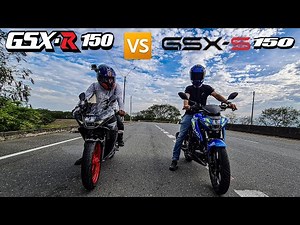 Suzuki GSX-R 150 VS GSX-S 150 Deslimitada 🔥 Drag Race |Top End
