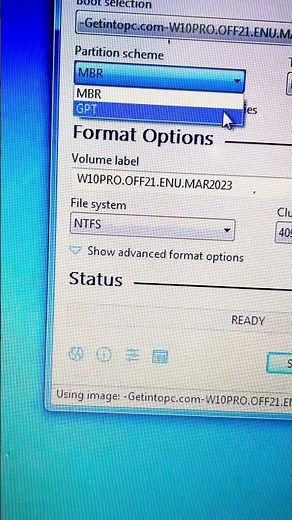 How to Create UEFI GPT Bootable Pendrive for Windows 10/11 in 60 Seconds! ⚡💻 | #Shorts