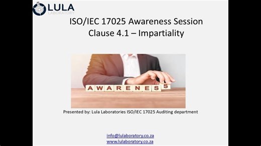 ISO/IEC 17025 Clause 4.1 Explained | Impartiality in Testing Calibration Laboratories | Lula Laboratories