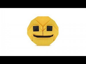 ORIGAMI SMILEY EMOJI 🙂 (Jo Nakashima)