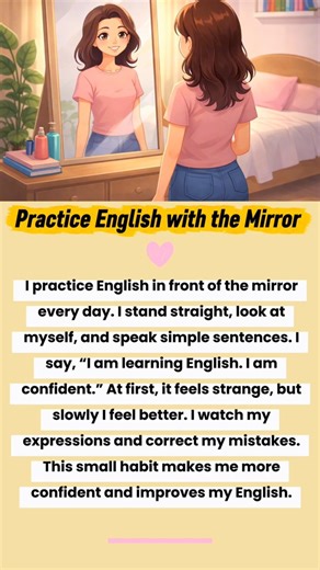Practice English with the Mirror | English listening & Reading Practice #englishforbeginners