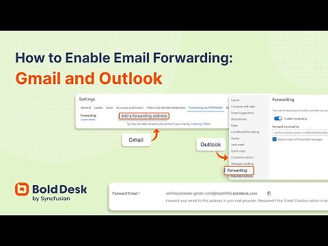 How to Enable Email Forwarding: Gmail and Outlook