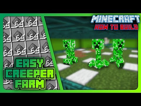 The EASIEST Creeper Farm [quick & easy] 🔸 Minecraft 1.21 Tutorial