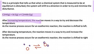 SOLVED:The following reaction is exothermic. C2 H4(g) Br2(g) ⇌C2 H4 Br2(g) Predict the effect (shift right, shift left, or no effect) of these changes. (a) increasing the reaction temperature (b) decreasing the reaction temperature