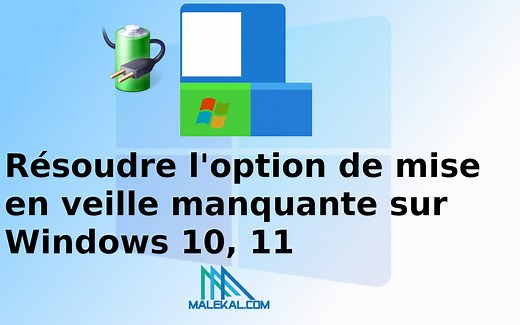 Résoudre l'option de mise en veille manquante sur Windows 10, 11