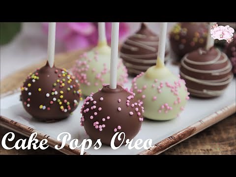 Oreo Cake Pops - Cake Pops with Oreo cookies - Priscila's Cookies 🍰 EASY RECIPE WITHOUT OVEN 🍰