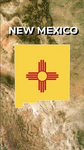 New Mexico Map Animation #shorts