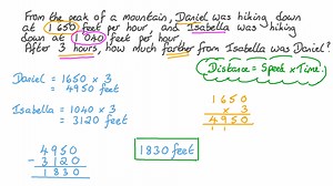 Multiplying and Subtracting Integers in Word Problems