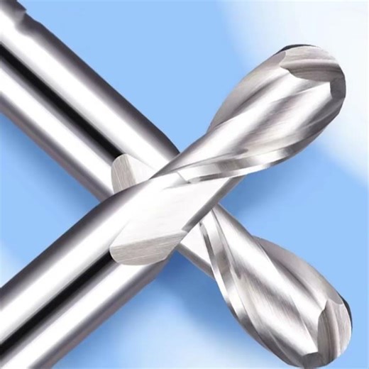 HSS Ball Nose End Mill Straight Shank 2Flutes 4Flutes High Speed Steel