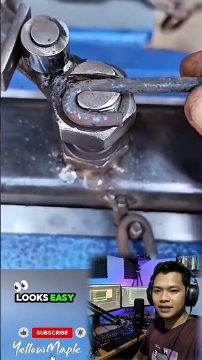 A welder's brilliant DIY chain making tool