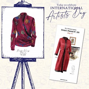 Every day, but especially today, we celebrate our talented, masterful artists who create the beautiful artwork you see in the Owner’s Manual. We invite you to explore all the latest artwork and the new styles here in Owner’s Manual No. 184: https://bit.ly/2TpH6ok | The J. Peterman Company