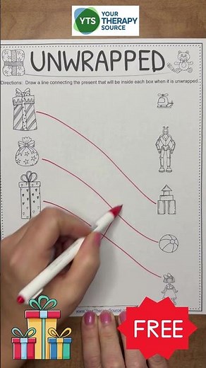 Visual Spatial Holiday Puzzle Freebie