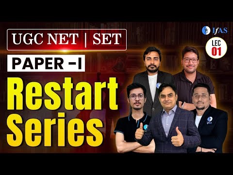 RESTART SERIES | UGC NET / SET | PAPER 1 | Lecture 1