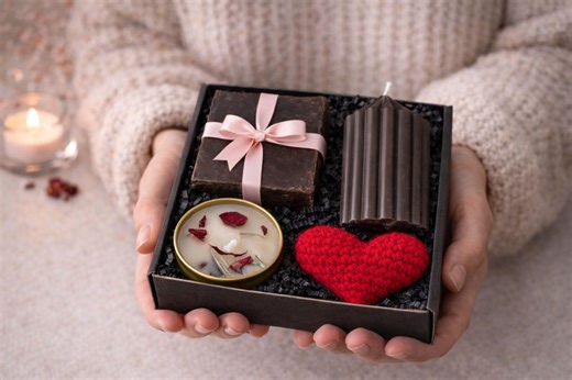 Handmade Candle and Soap Gift Box – Thinking of You Comfort Set - Etsy