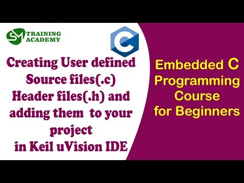 Creating User defined files in Keil uVision IDE