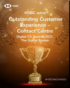 HSBC Malaysia was awarded ‘Outstanding Customer Experience - Contact Centre’ at the recent Digital CX Awards 2021 by The Digital Banker, in recognition of our Voice ID technology, an innovative biometrics feature introduced at our Contact Centres in 2020. This first of its kind 2-tier verification solution consisting of Vocal Password and Free Speech, allows HSBC customers to conduct fast and secure banking using our telephone channels with a reduced call time and reduces the risk of our custome