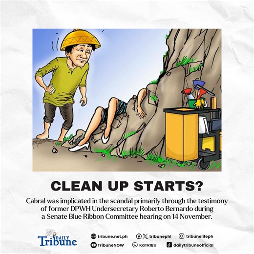 The mystery behind the death of former Department of Public Works and Highways Undersecretary Maria Catalina Cabral is the stuff of whodunit Alfred Hitchcock movies, with among the possibilities that she was silenced. According to her driver, at around 3 p.m. on Thursday, Cabral alighted from her car in the Maramal area, Camp 5, on Kennon Road, and asked to be left alone. The driver returned around 5 p.m. but could not find her, prompting a police search. Click the link in the comments for the f