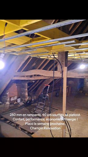 198K views · 766 reactions |  Isolation de combles – Transformation...