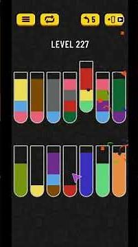 Water Sort Puzzle Level 227 Solved