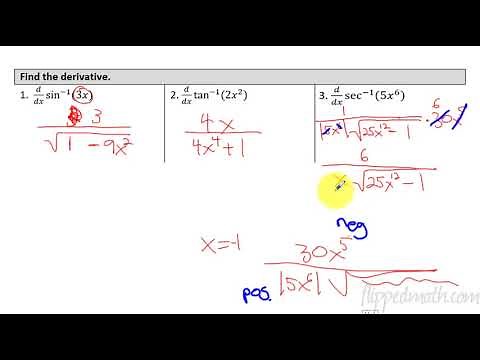 Calculus (Version #2) - 4.2 Inverse Derivatives