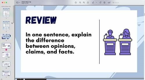 Claim Glow-Up: Strengthening Argument Claims (Grades 6–8)