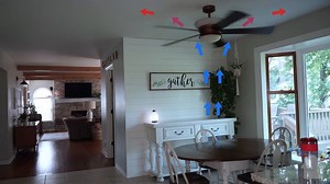Fact: You can reduce your heater use and save up to 15% on your bill each month with this ceiling fan direction trick. | HomeServe USA