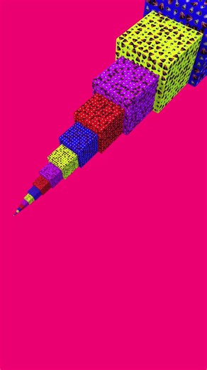 kpop demon hunters cube stair Infinite 22 #kpopdemonhunter #satisfying